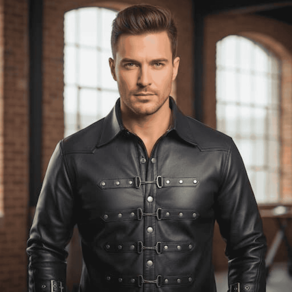Men’s Leather Shirts Collection – Attileo Leather USA