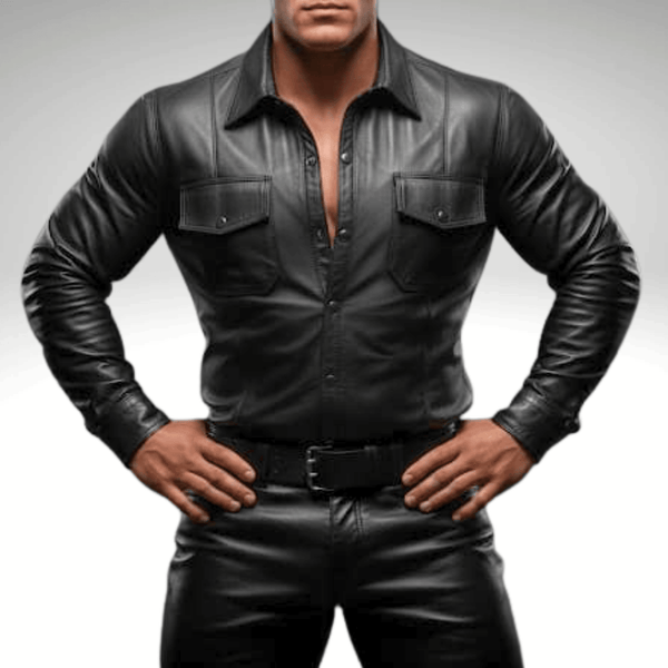 Men’s Leather Shirts Collection – Attileo Leather USA